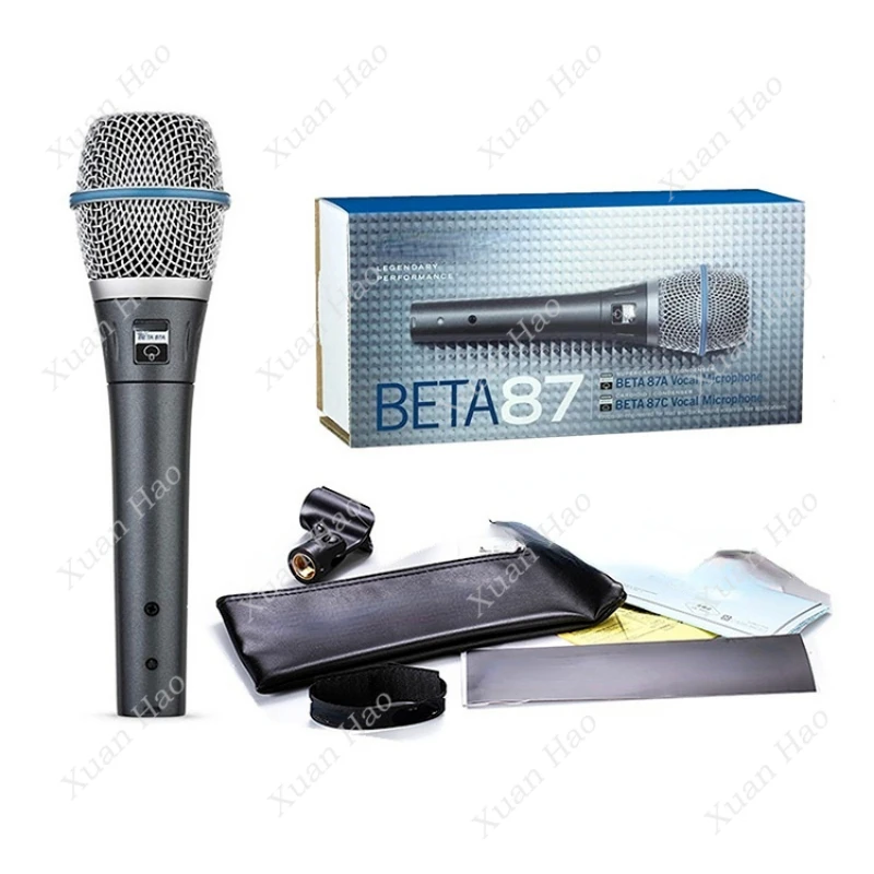 Beta87a-Wired-Handheld-Dynamic-Mic-Vocal-Microfone-Condenser-Microphone ...