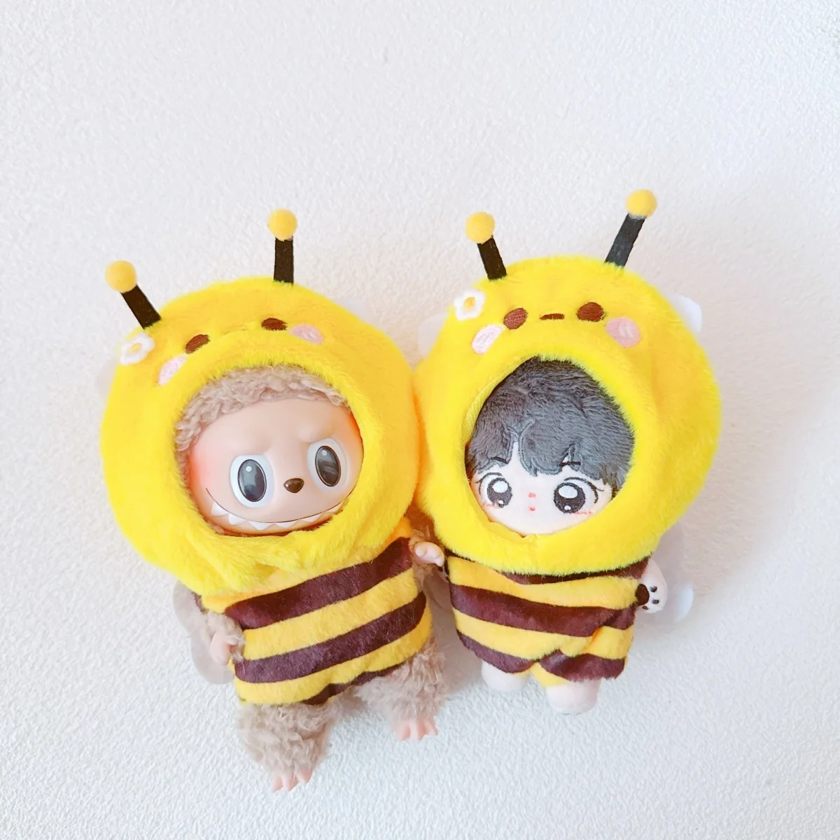 10cm Doll Clothes Outfit Cartoon Bee Dress Up 17cm Labubu II Dolls ...