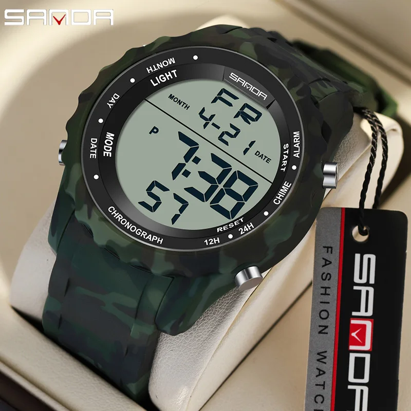 SANDA-Top-Brand-G-style-Military-Sport-Outdoor-Watches-Men-LED-Digital ...