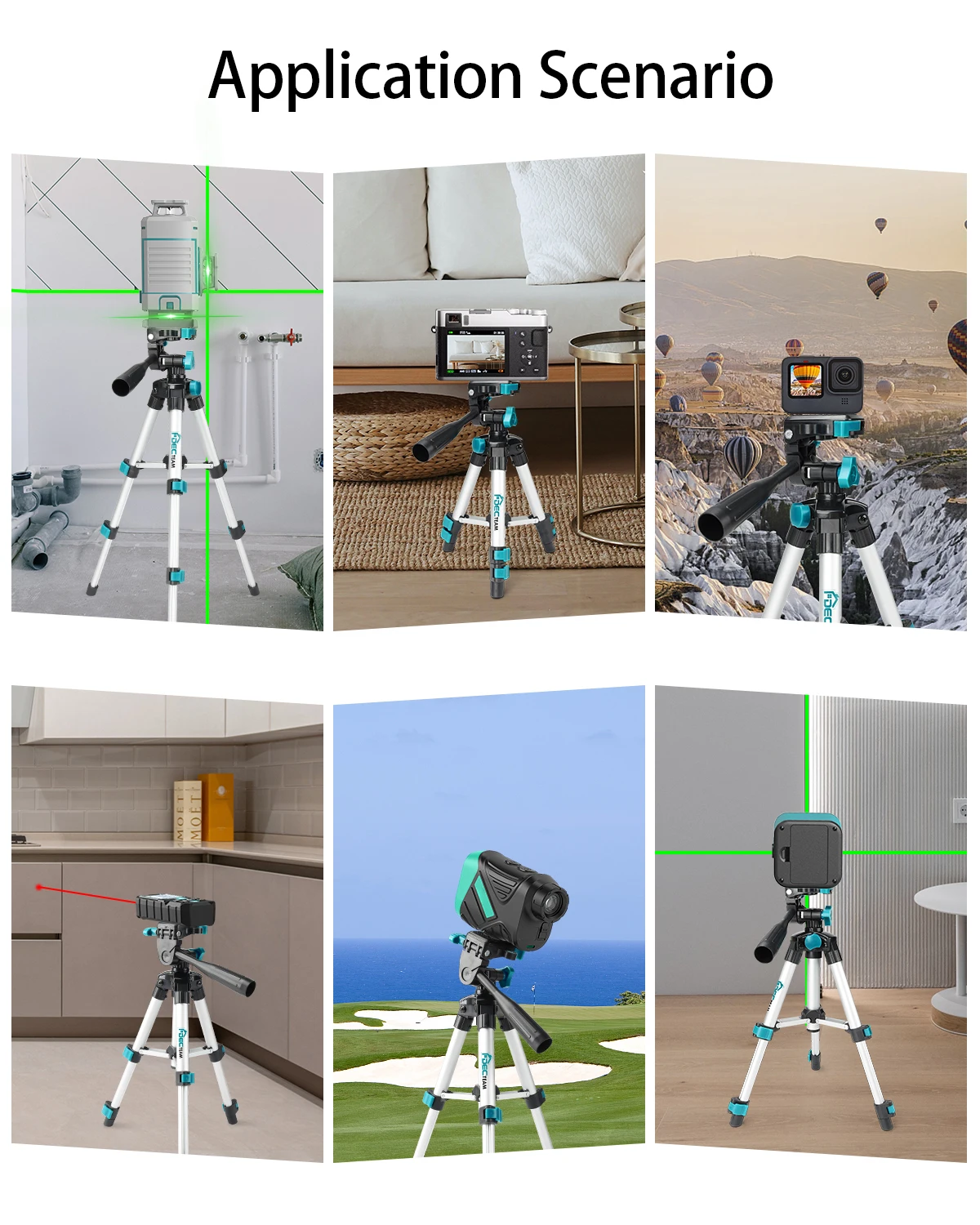 Lightweight Tripod 19.7 Inch Aluminum Tripod For Laser Levels & Cameras ...