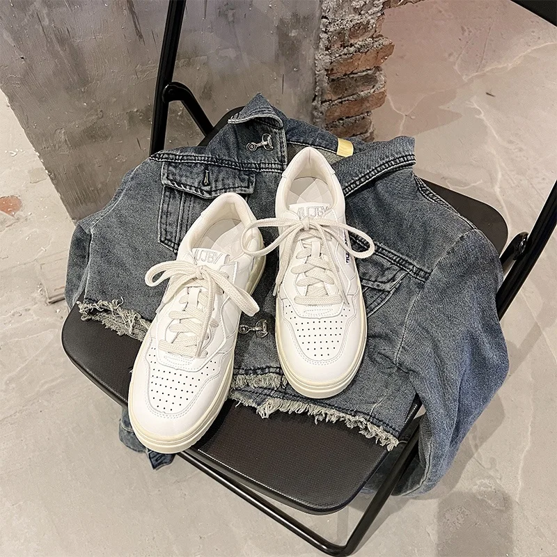 Autry 플랫폼 스니커즈, 슈퍼 인기 레트로 틈새 한국 스포츠 캐주얼 흰색 여성 신발, 2022 여름 신상 ...