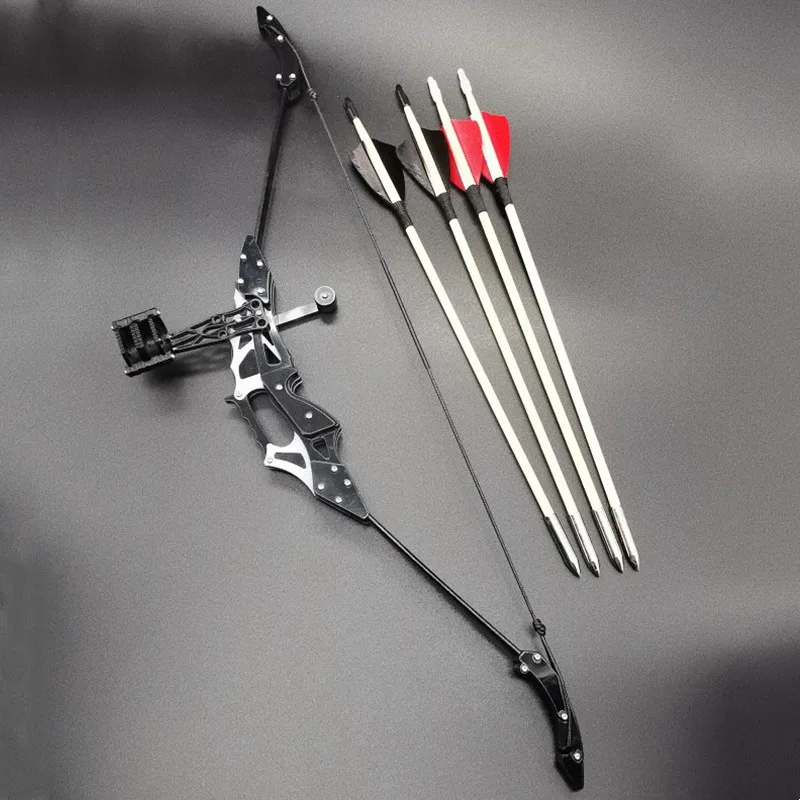 Portable-High-precision-Aiming-Shooting-Bow-and-Arrow-Mini-Recurve-Bow ...