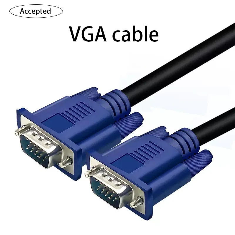 VGA-Cable-15-Pin-Male-To-Male-Extension-Converter-Connector-for ...