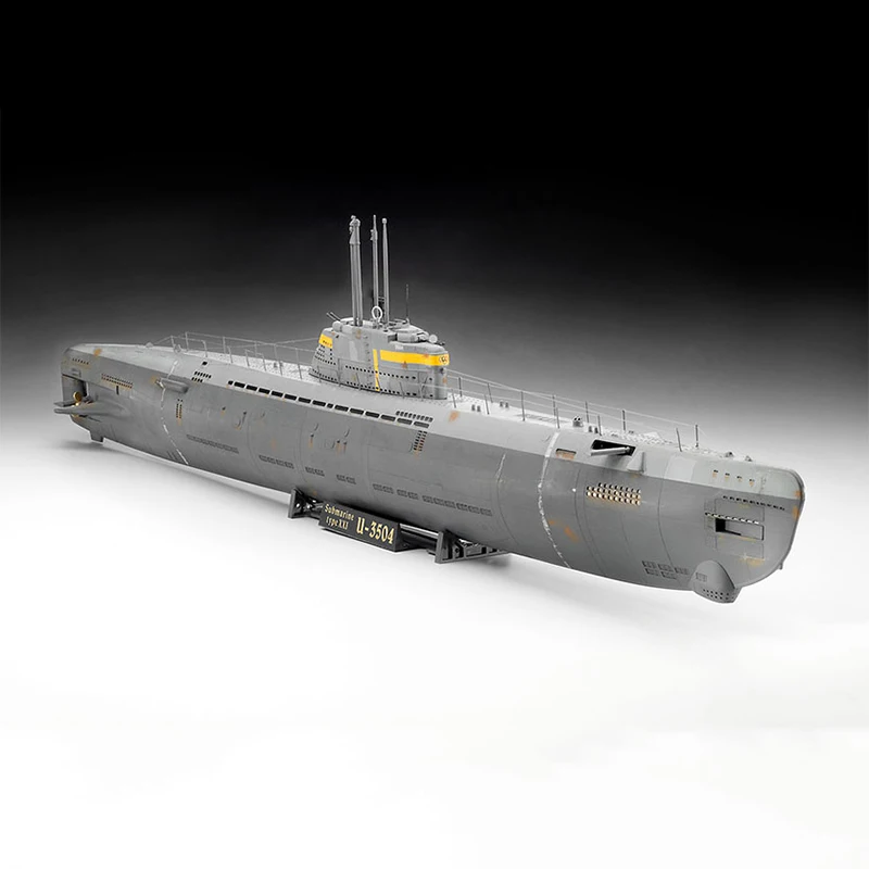 1-144-DIY-Ship-Model-Assembly-Kit-05177-Type-XXI-Submarine-Boy-Gift ...