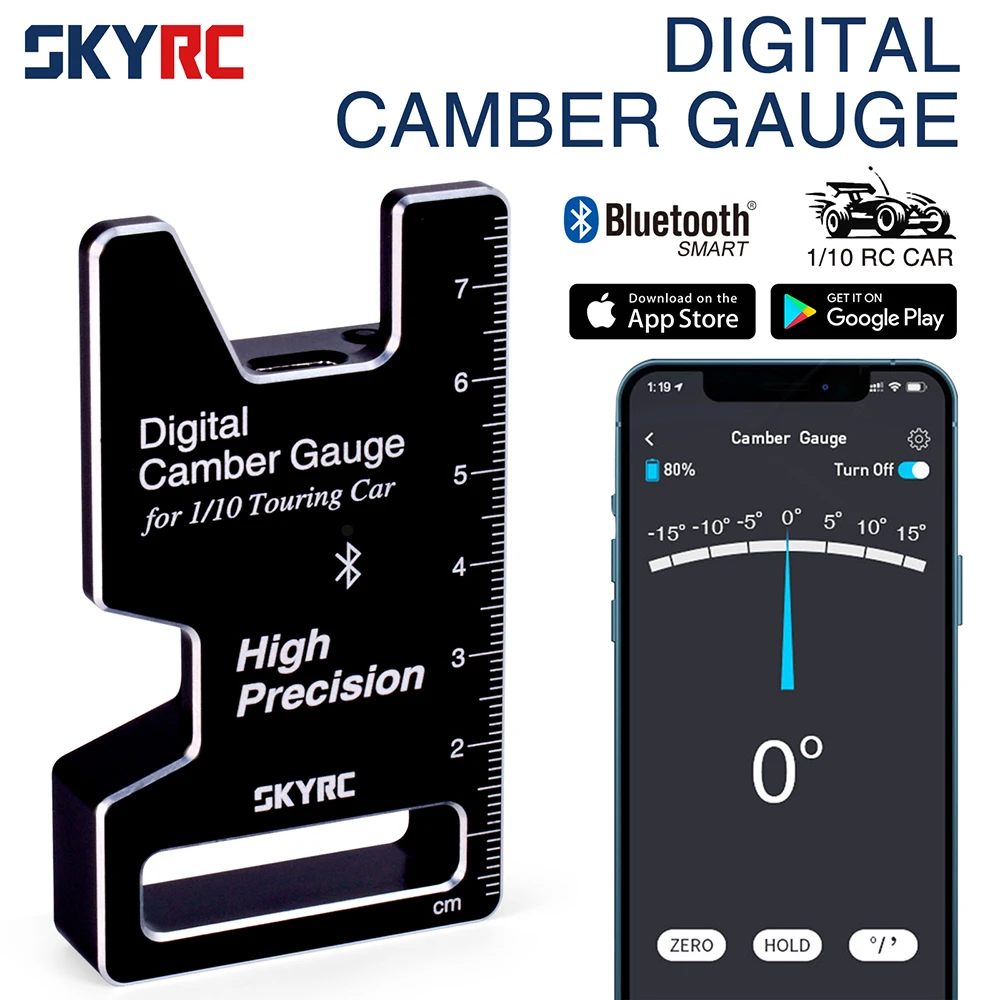SKYRC CTG-015 RC Digital Camber Gauge for 1/10 Touring Car RC Racing ...