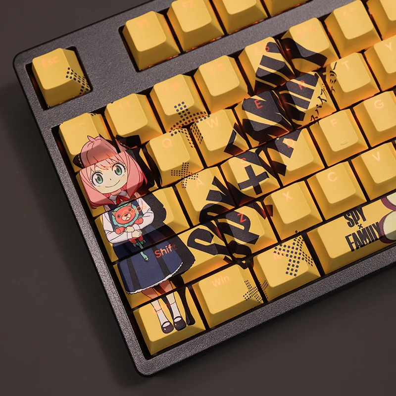 108-Keys-Set-Spy-Family-Anya-Theme-PBT-Anime-Game-Girl-Cute-Custom-DIY ...