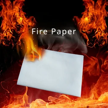 5Pcs Magic Paper Fire Prop Professional Performance Props Fire ...