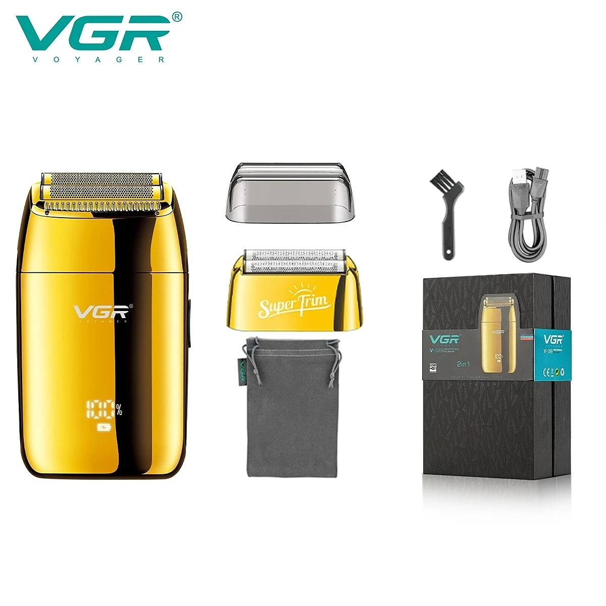 VGR-Shaver-Professional-Razor-Electric-Shaver-Reciprocating-Shaving-Machine-Portable-Beard ...
