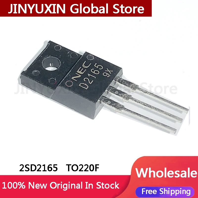 5-100Pcs 2SD2165 D2165 inline TO220F low-power low-speed switching ...