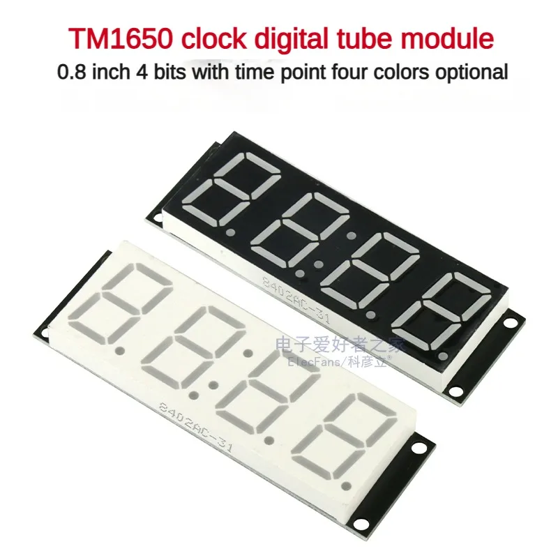 Quatro-d-gitos-Digital-Tube-Display-Module-Time-Clock-Point-adequado ...