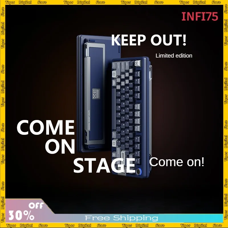 Keyverse-Infi75-Keep-Out-Wireless-Three-mode-Mechanical-Keyboard-Hot ...
