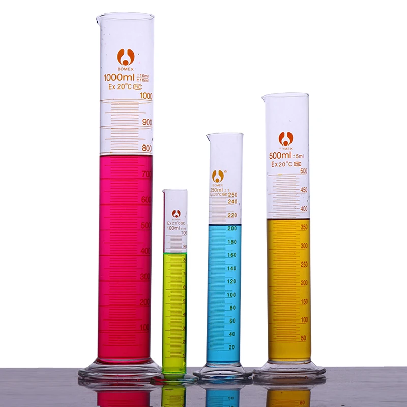 1PCS New Professional Thick Glass Graduated Measuring Cylinder Set 5ml ...