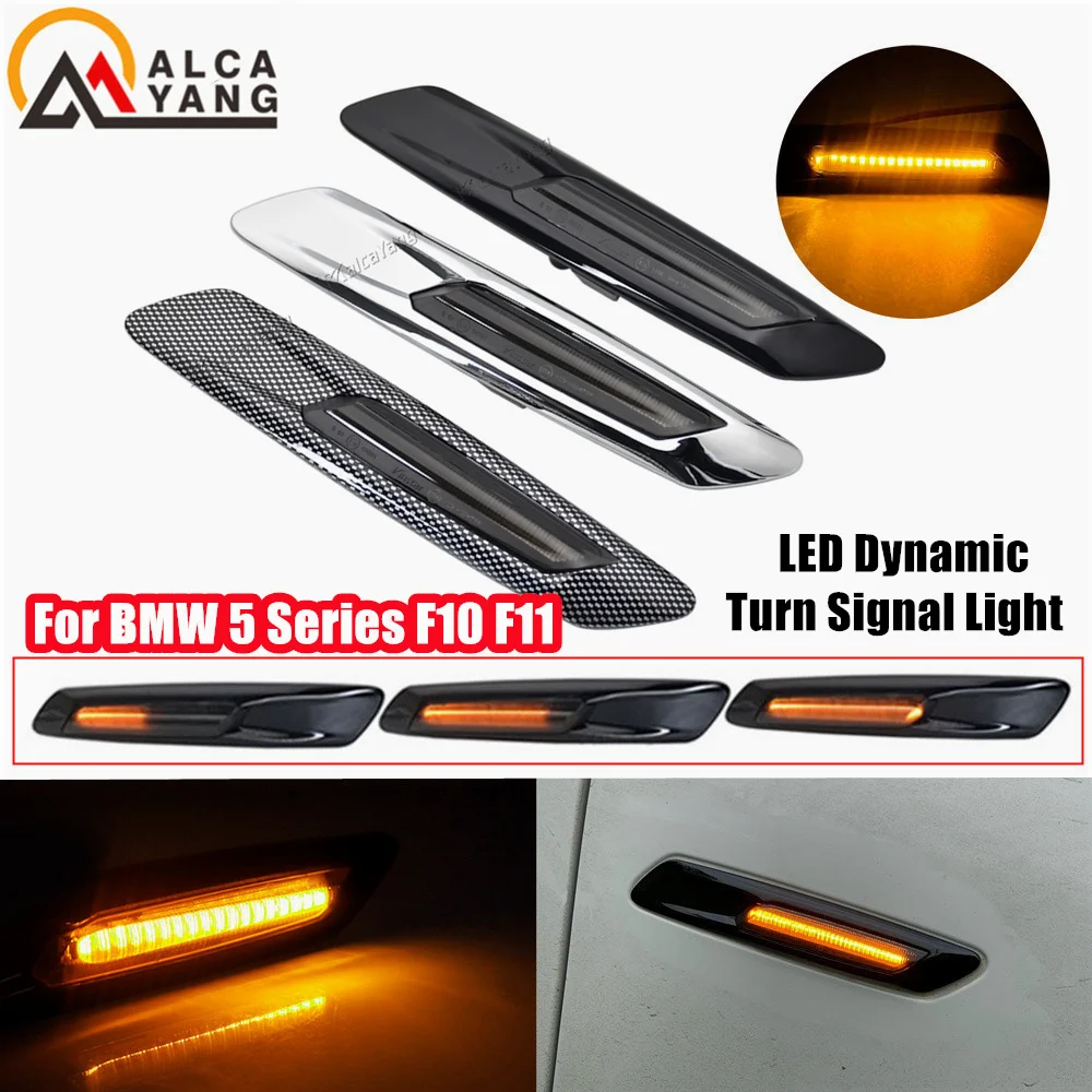 2x Led Sequential Fender Indicator Side Marker Blinker Turn Signal ...