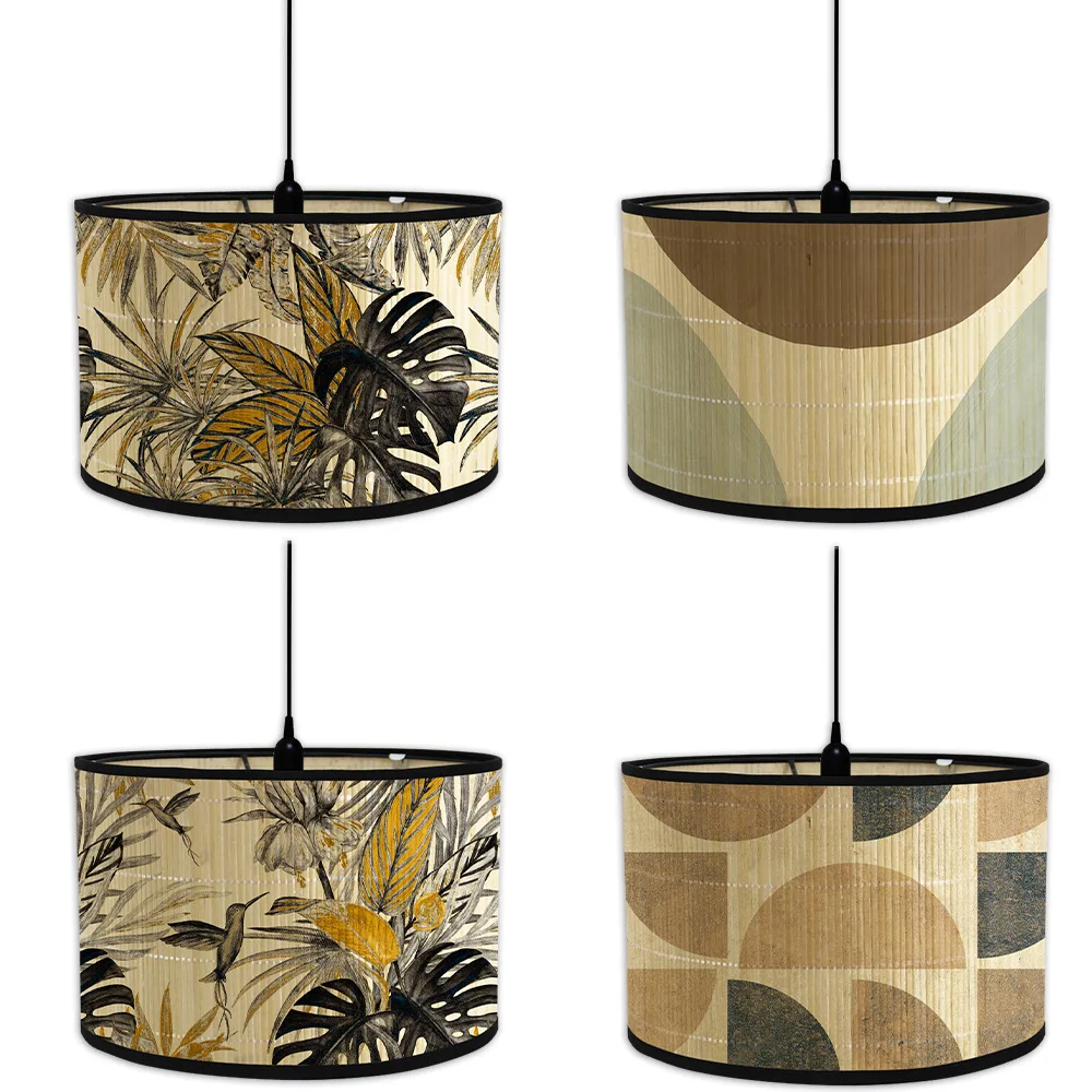 Abstract-Geometrical-Bamboo-Lamp-Shade-Creative-Foldable-Hanging ...
