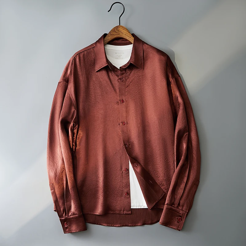 2024-100-Acetate-Boutique-Men-s-Long-Sleeved-Shirt-Dance-Performance ...