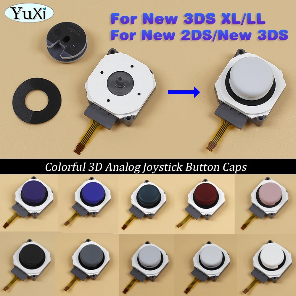 1Set-3D-Analog-Joystick-Button-For-New-2DS-3DS-New-3DS-XL-LL-Game ...