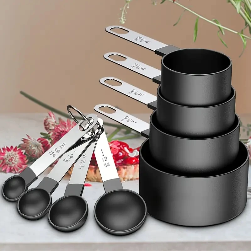1-Set-Measuring-Cups-And-Spoons-8-Piece-Stackable-Stainless-Steel ...