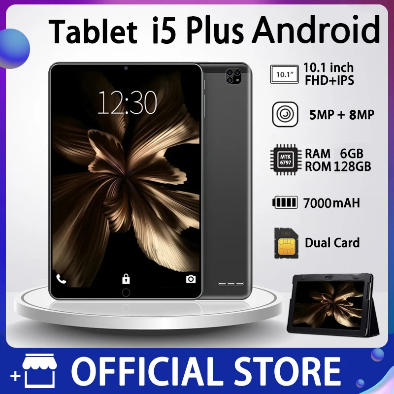 Versão global 4g tablet pc 1920x1200 ips 6gb + 128gb 10.1 Polegada ...