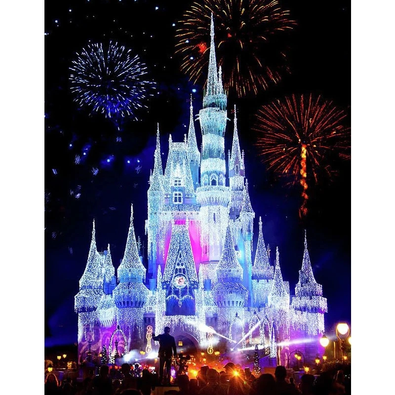 Cinderella Castle Fireworks Wallpaper