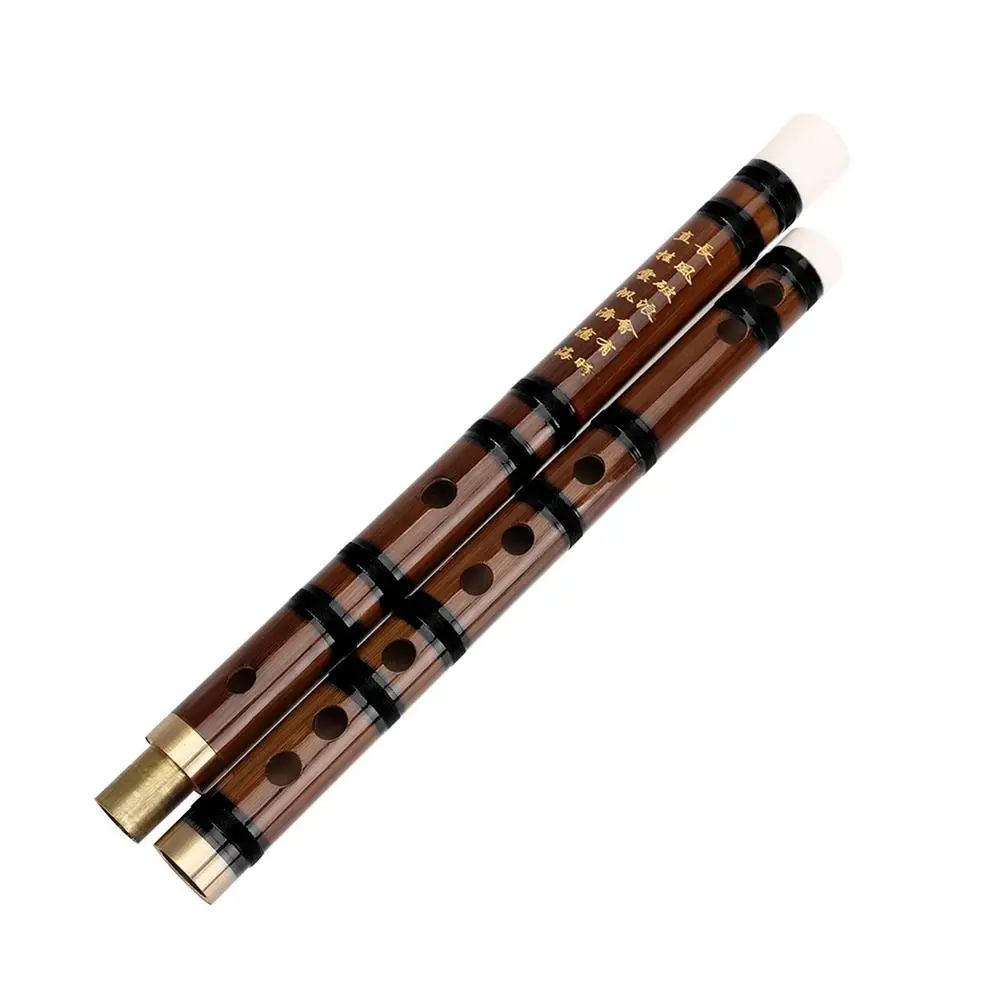 Flauta de Bambu Artesanal Tradicional Chinesa - Notas D, E, F e Tom G