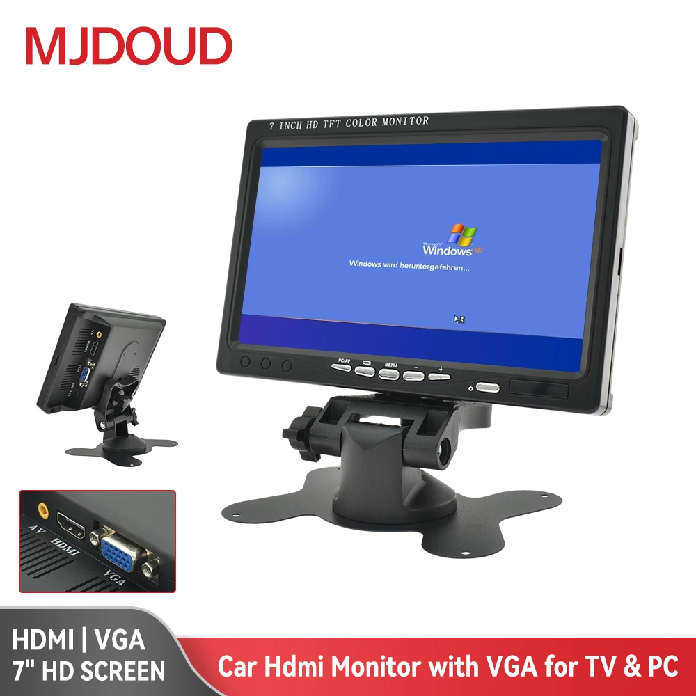 MJDOUD-7-Inch-Car-Hdmi-Monitor-for-TV-PC-Computer-with-VGA-Display-1024 ...