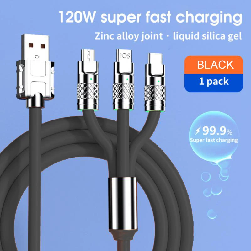 5Pcs-Three-in-one-Data-Cable-Fast-Charging-Cord-Quick-Charge-Super-Fast ...