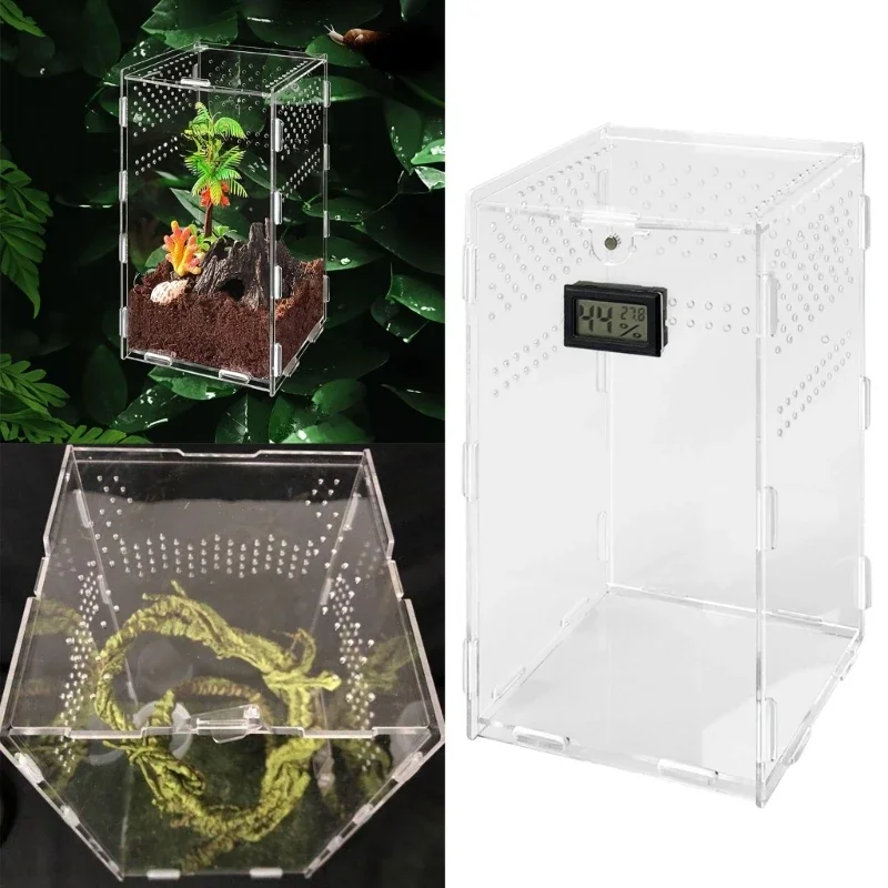 Insect-Breeding-Case-Reptiles-Clear-Feeding-Box-Good-Ventilation ...
