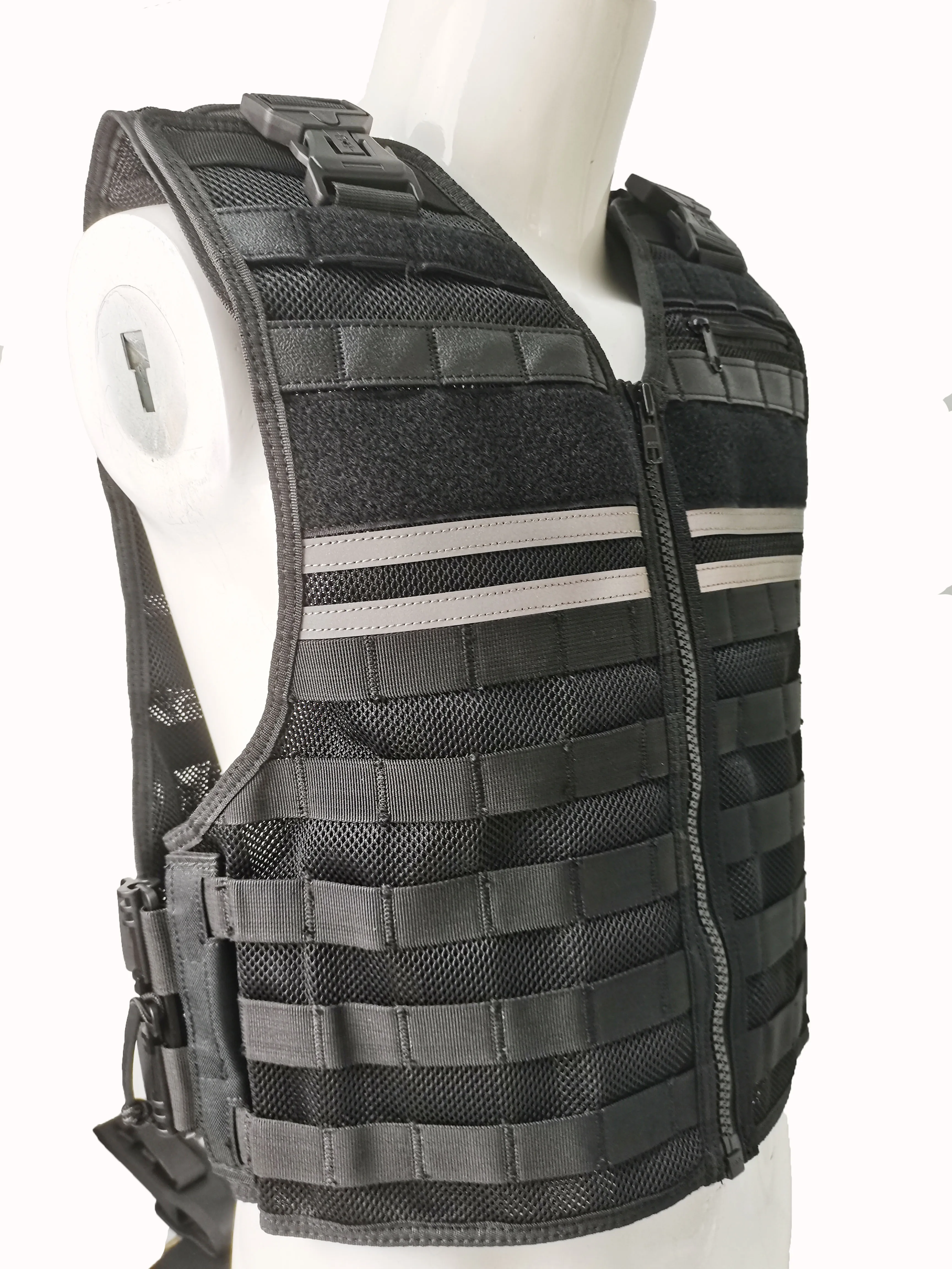 Tactical-Molle-protective-zipper-vest-Safety-vest-Adjustable-breathable ...