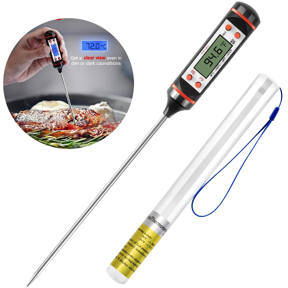 New-Professional-Digital-Kitchen-Thermometer-Barbecue-Water-Oil-Cooking ...