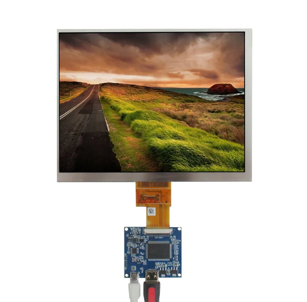 8 Inch IPS LCD Screen Display And Driver Control Board Mini HDMI ...