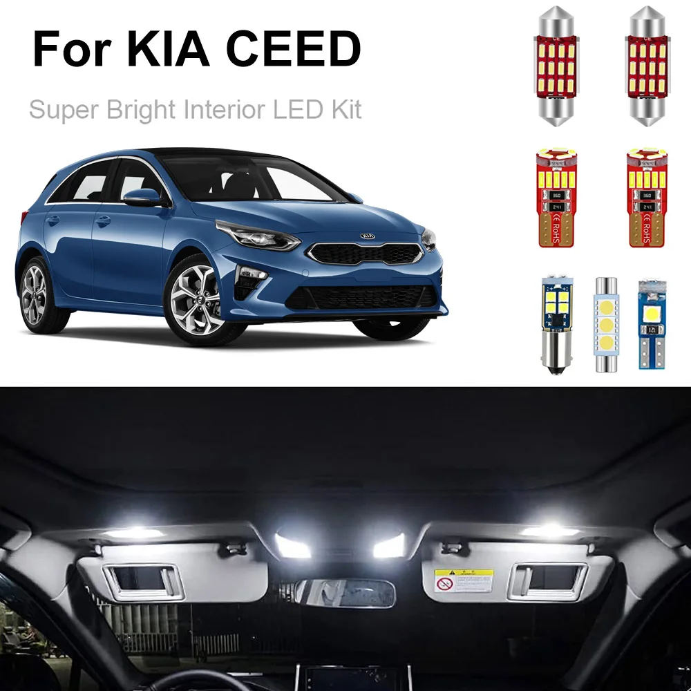 Car-Led-Interior-Light-Kit-For-KIA-CEED-ED-JD-CD-2006-2012-2013-2014 ...