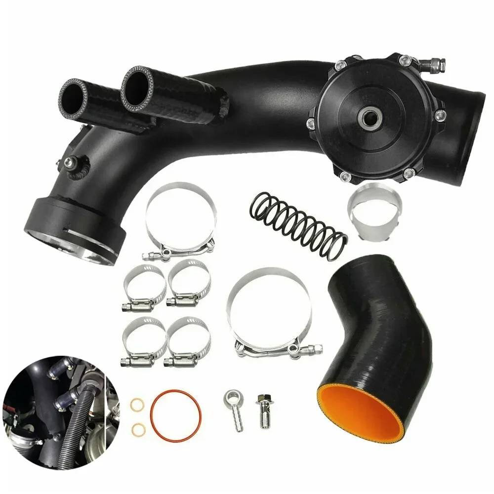 Car Air Intake Turbo Charge Pipe Kit With 50mm Blow Off Valve For BMW ...