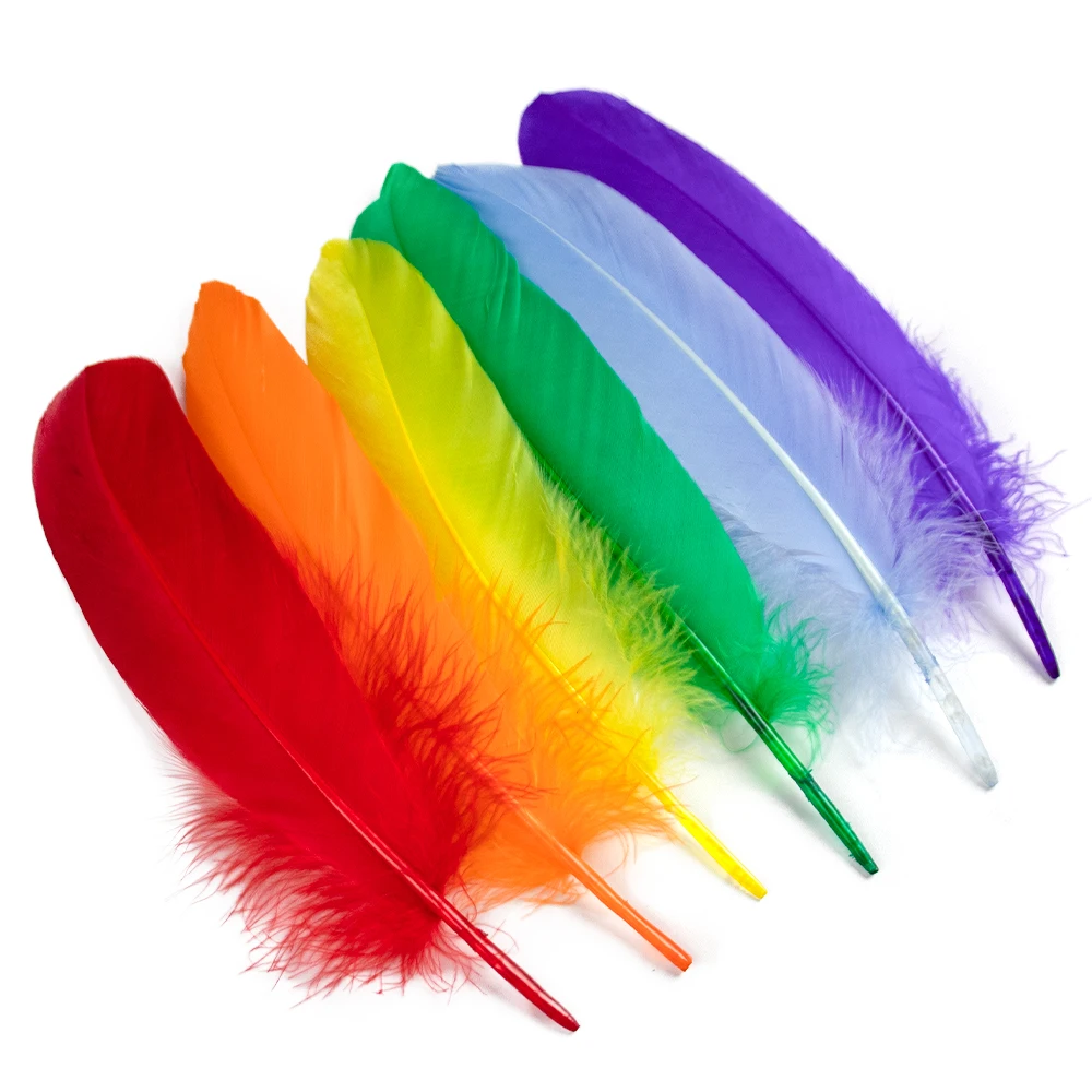 15-20cm Natural Goose Feather Multicolor Plumas for Handicraft Dream ...