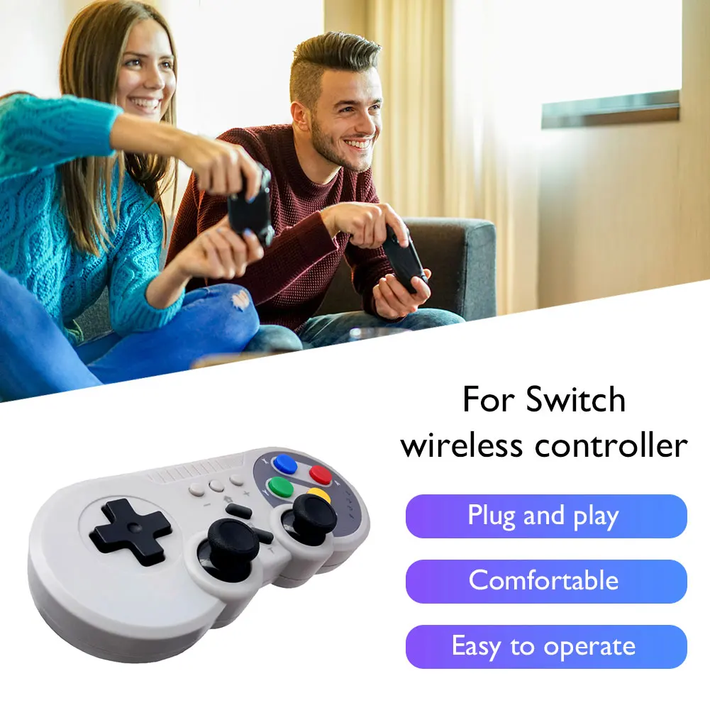 Wireless-Gamepad-Controller-for-Nintendo-Switch-PC-Dual-Motor-Vibration ...