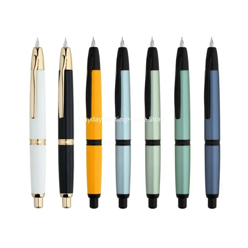 MAJOHN-A1-Colored-Press-Fountain-Pen-Retractable-Fine-Nib-0-5mm-Metal ...
