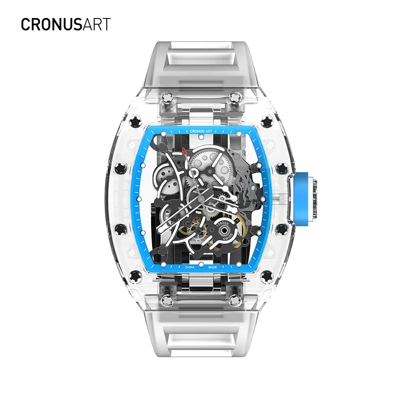 CRONUSART Mechanical Wristwatch Sapphire Series Perspective Movement ...
