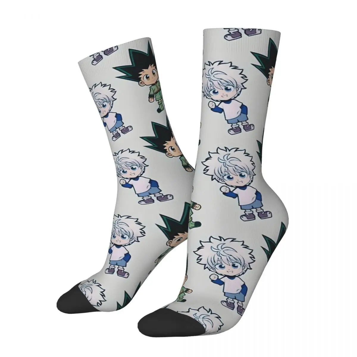 Hip-Hop-Retro-Cute-Gon-And-Killua-Crazy-Men-s-compression-Socks-Unisex ...