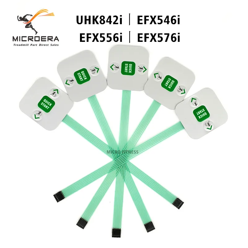 5pcs Quick start stop button keyboard for PRECOR UHK842i EFX556 EFX576i ...