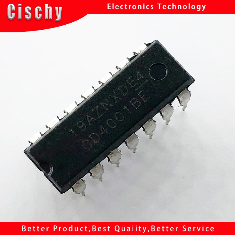 10 unids/lote CD4001BE CD4001BCN MC14001BCP HEF4001BP|hef4001| - AliExpress