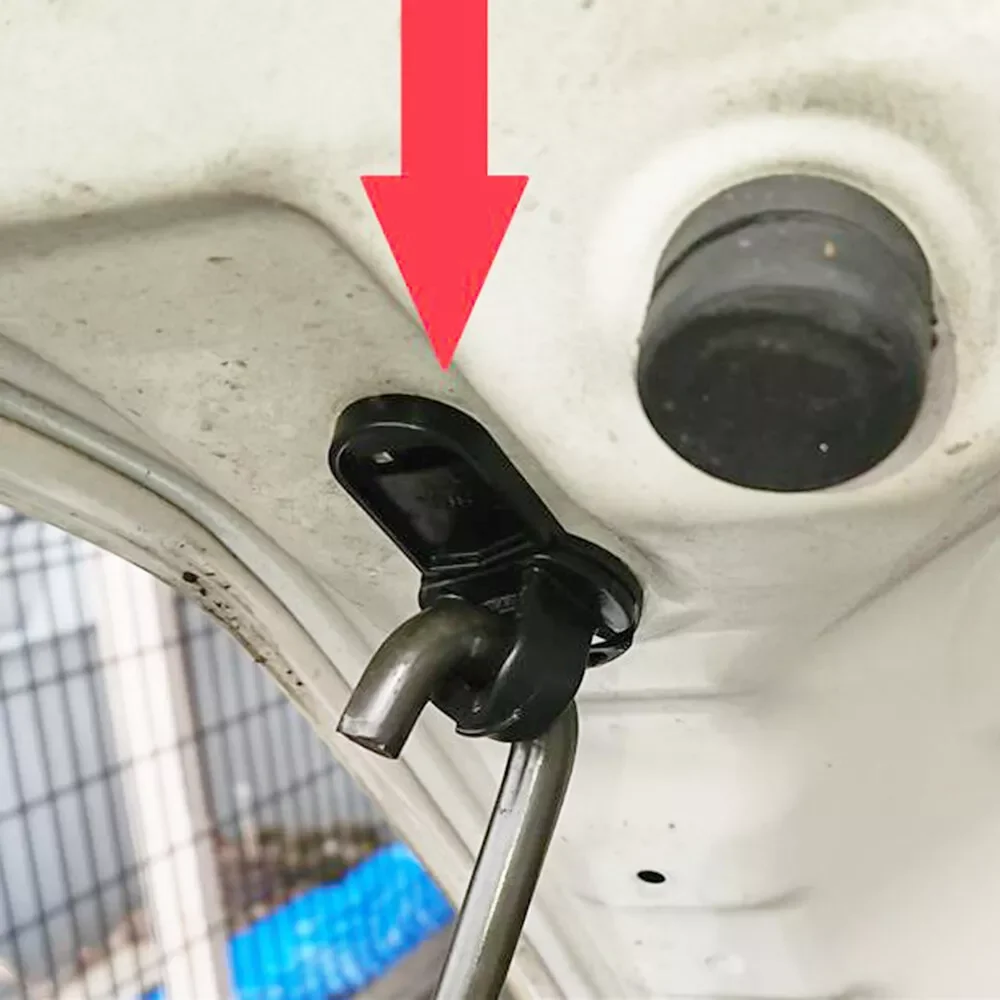 1PC Black Hood Bonnet Support Stay Rod Clip Clamp Retainer UK Car ...