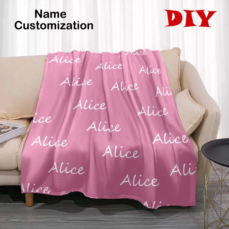 Personalized-Name-Custom-Blanket-for-Kids-Youth-Teenager-Adult-Plush ...