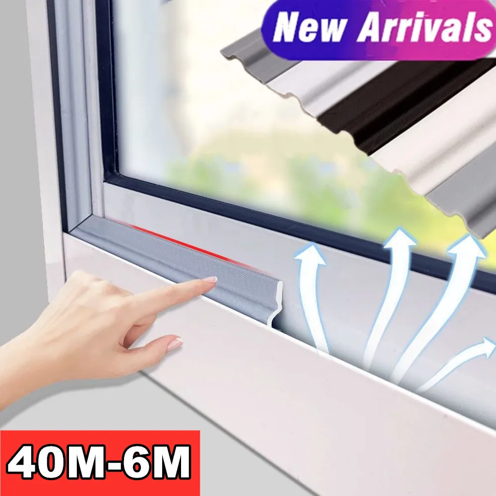 4m-40m Window Sealing Strip Acoustic Foam White For Sliding Door ...