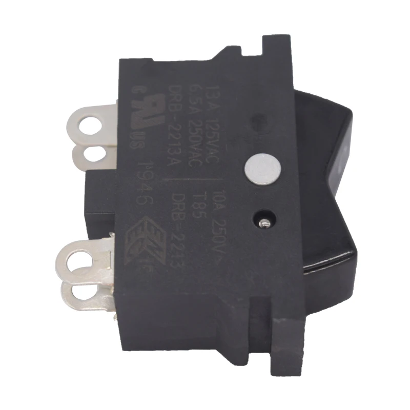For DRB-2213 Black Rocker Power Switch 4-pin 3 Positions 10A250V