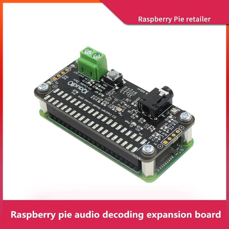 Raspberry-Pie-Zero-Audio-Decoding-Expansion-Board-IQaudio-Codec-I2S ...