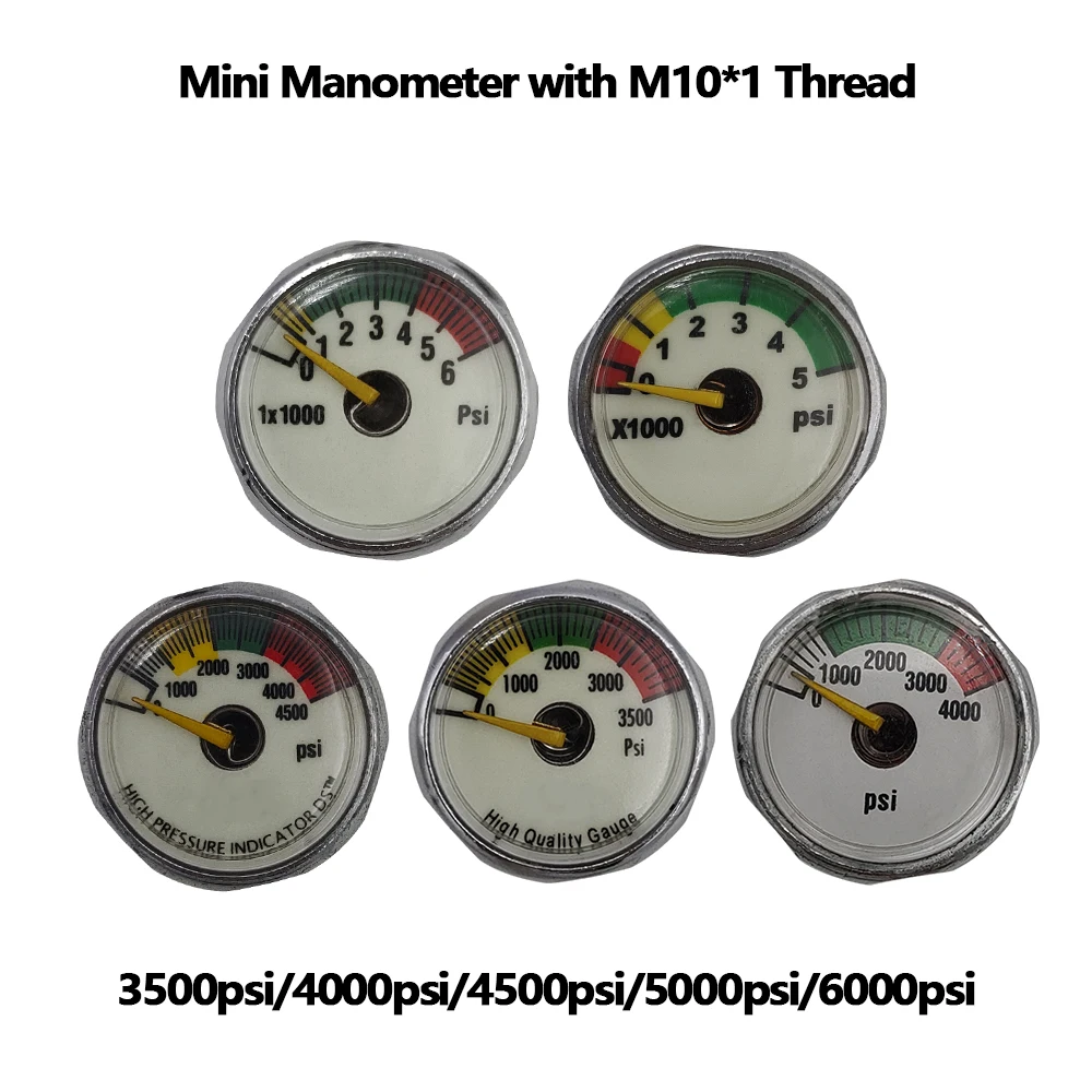 HPA HP Mini Micro Pressure Gauges Manometre Small Profile Manometer 600 ...