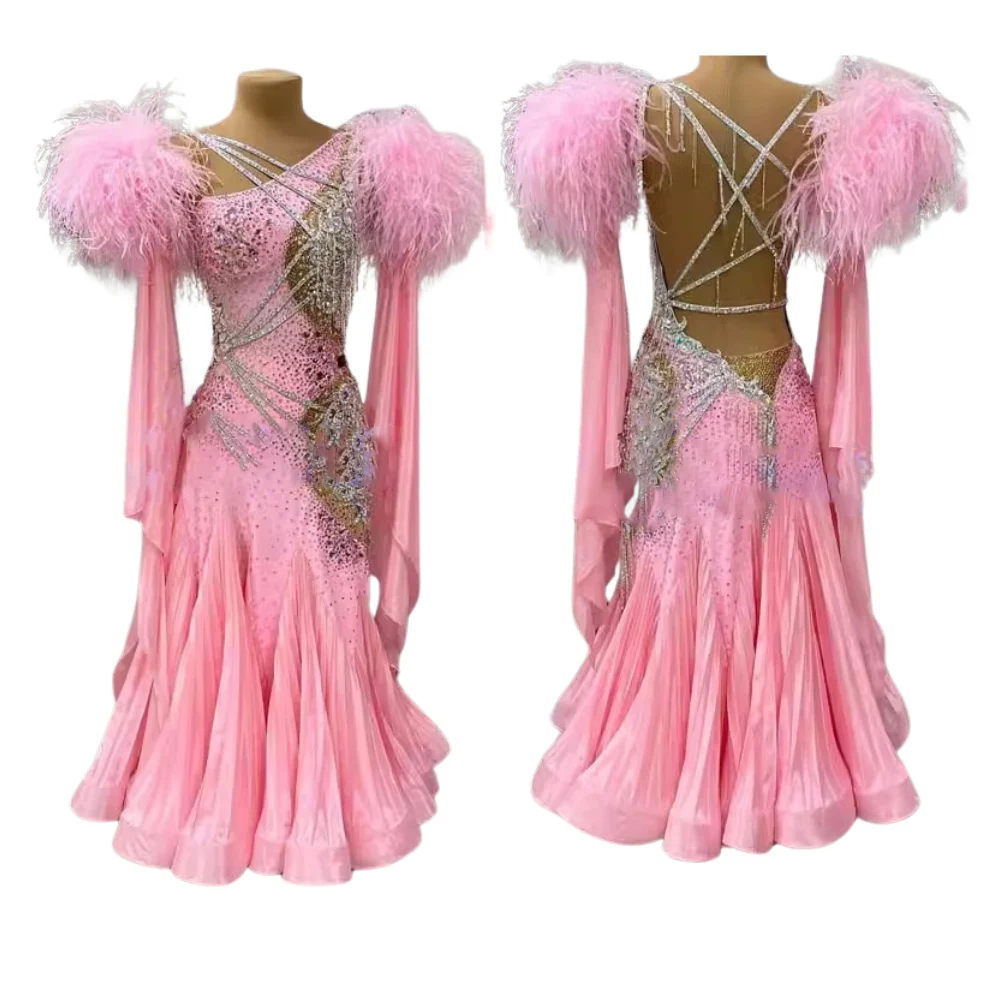 Customized-High-end-Ballroom-Dance-Competition-Dress-for-Women-Standard ...