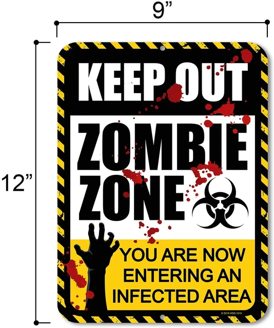 Halloween Keep Out Signs