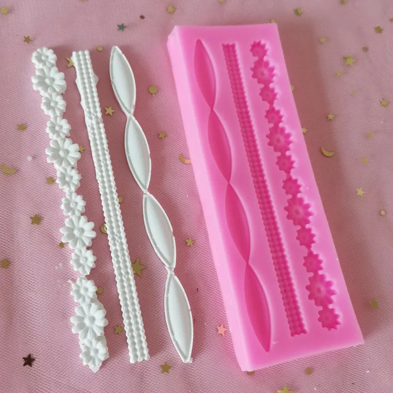Long-Braided-Rope-Shape-Silicone-Mold-3D-Cake-Border-Decoration-Pastry ...