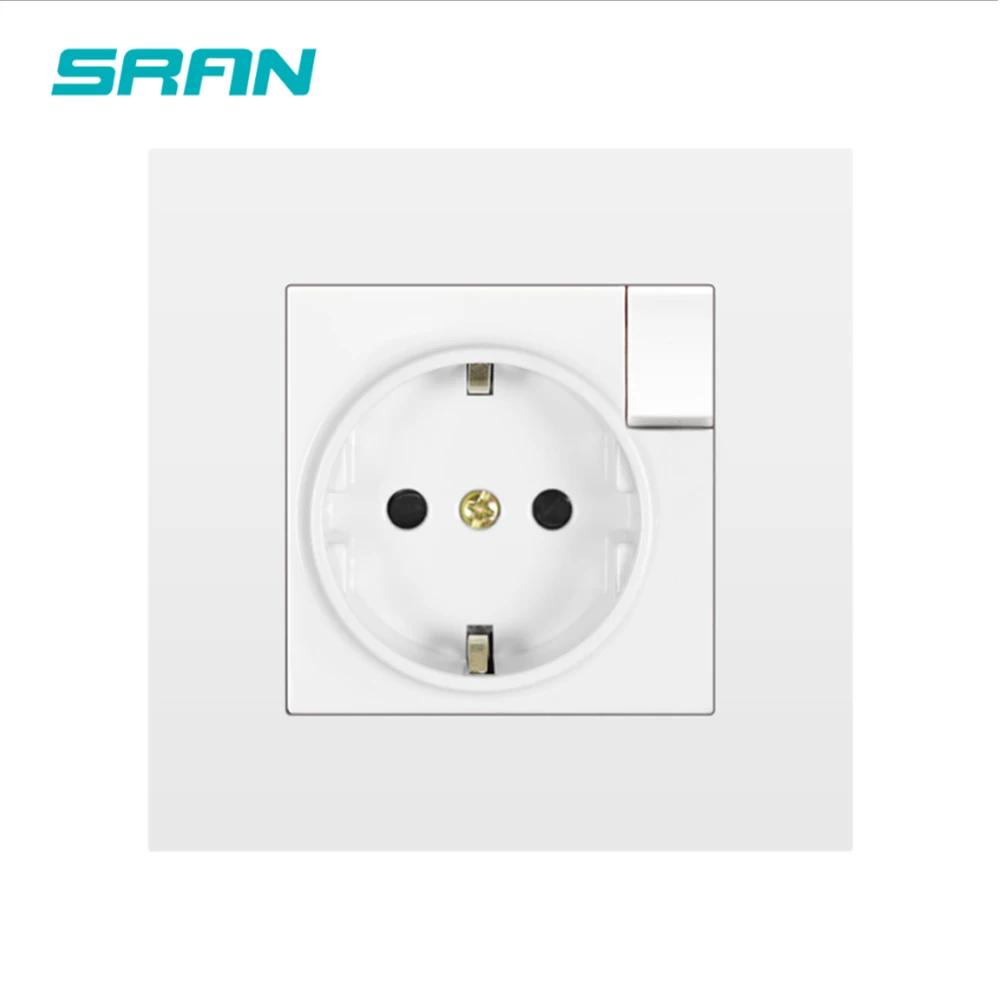 SRAN-enchufe-de-pared-EU16A-de-250V-toma-de-corriente-con-bot-n-de ...