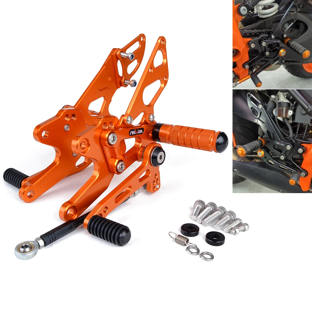 CNC-Adjustable-Rear-Set-Rearsets-Footrest-For-KTM-1290-Superduke-Super ...